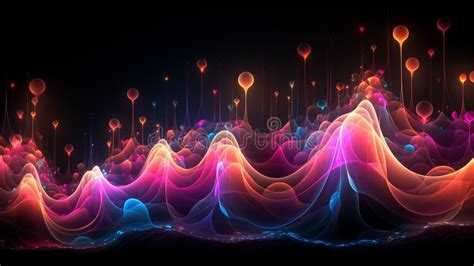 Fractal Symphonies Art And Music In Stunning Fractal Patterns Stock