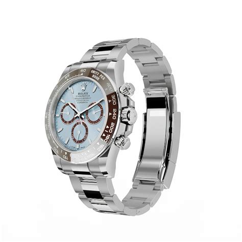 Rolex Daytona Cosmograph Oyster 40 Mm Platinum Dial Ice Blue