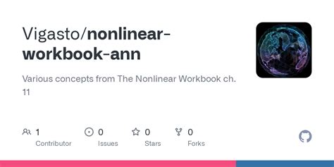 Github Vigastononlinear Workbook Ann Various Concepts From The Nonlinear Workbook Ch 11