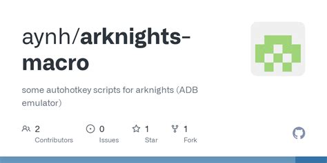 github aynh arknights macro some autohotkey scripts for arknights