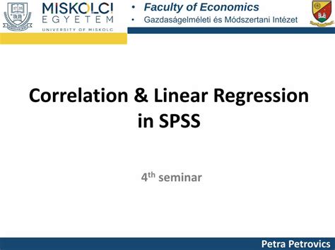Pdf Correlation And Linear Regression In Spss Dokumen Tips