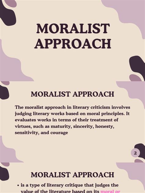 Moralist Approach Pdf