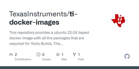 Github Texasinstrumentsti Docker Images This Repository Provides A
