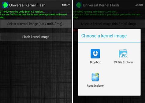 Flash Custom Kernels On Your Android Using Universal Kernel Flash App