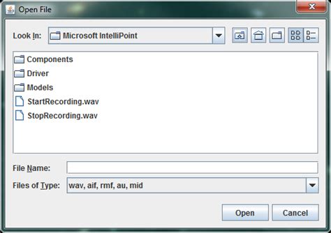 Java Extension File Doesnt Show On Jfilechooser Stack Overflow