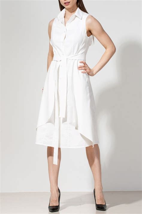 Летнее белое платье Fluffyann Fashion Dresses Wrap Dress