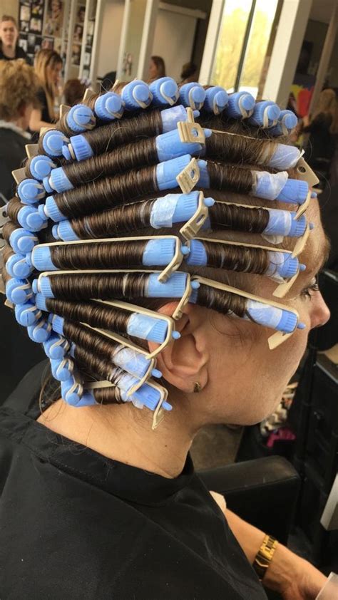 Pin by wei on Perms | Perm rods, Permed hairstyles, Hair rollers