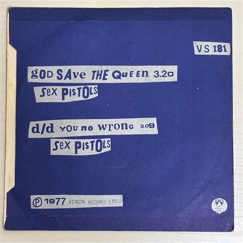God Save The Queen（vs181）マトa7b5盤のラベル色を検証｜白文字か銀文字か？ Rotten Record Blog