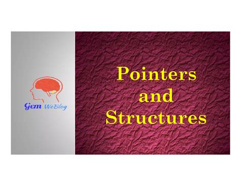 pointers and structures pdf programming languages computing