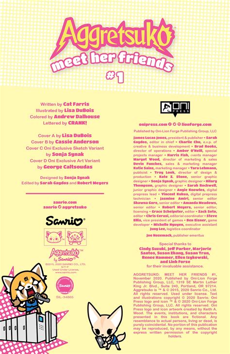 Read Online Aggretsuko Meet Her Friends Comic Issue 1