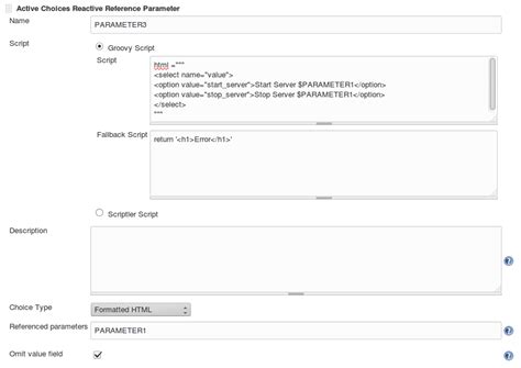 Ant Jenkins Active Choices Plug In With Alias Names Stack Overflow
