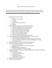 Macroeconomics Exam 1 Practice Questions 1 Pdf Macroeconomics Exam 1 Practice Questions Please