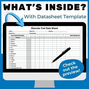 Verbal Behavior ABA Noun Picture Cards For Tact And Listener Responding