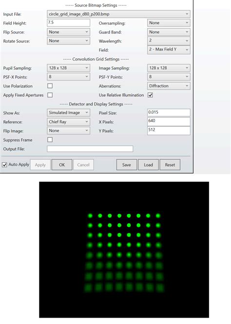 Why Image Simulation And Geometrical Bmp Image Analysis Gives Different