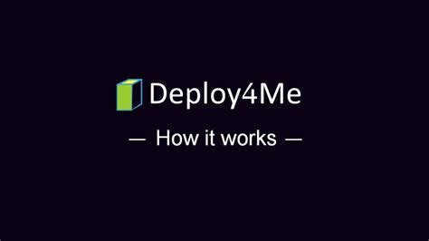 deploy4me how it works youtube