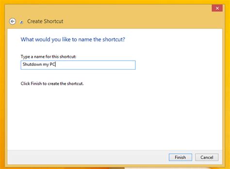 Create A Shutdown Button On The Windows Start Screen