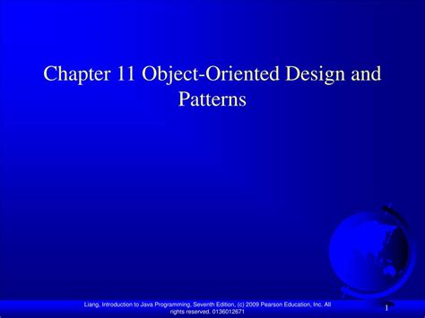 Ppt Chapter 11 Object Oriented Design And Patterns Powerpoint