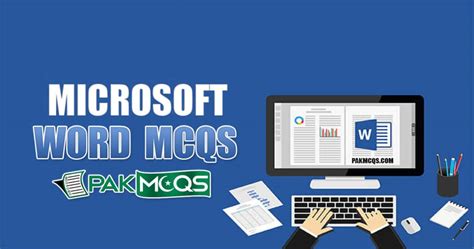 Microsoft Word Mcqs For Preparation Ms Word Mcqs Pakmcqs
