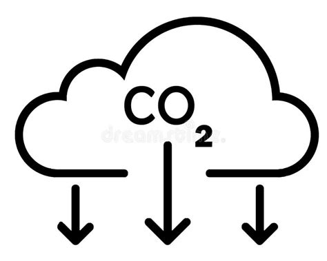 Carbon Emissions Reduction Icon Co2 Reduction Concept Save The Planet
