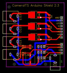Android Arduino Shield Populated OSHWLab