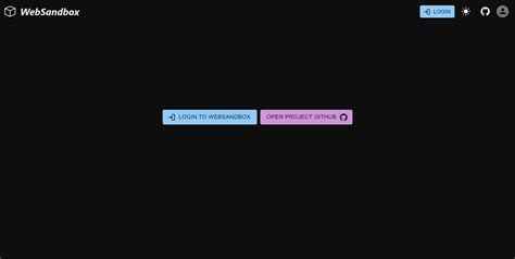 Github Mide2020 16websandbox Review An Online Websandbox