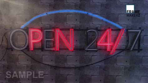 Neon Blink Animation Youtube