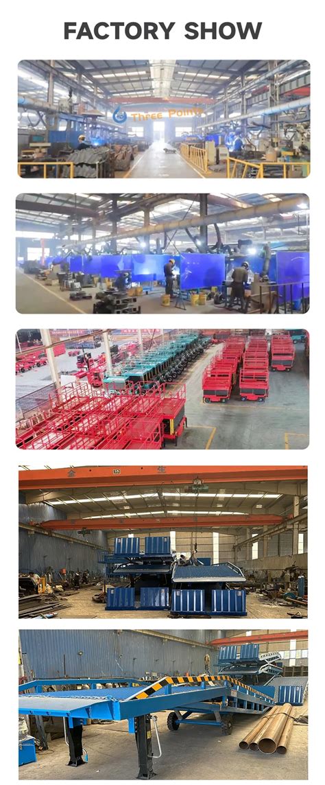 Mobile Container Forklift Loading Dock Ramp 6000kg Capacity