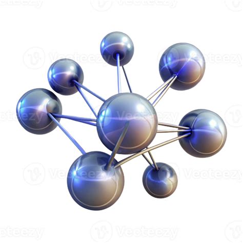 Magnificent Artistic A Network Of Pulsating Orbs Connected High Resolution 57899522 Png