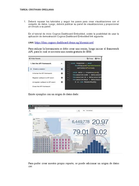 Cognos Dashboard Embedded Tarea1 Pdf Tecnologías De La Información Informática