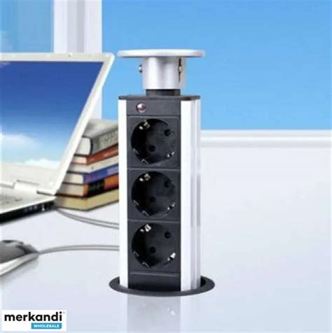 Built In Socket Table Furniture Kitchen Undercounter Power Strip Retractable 3 Way With Usb