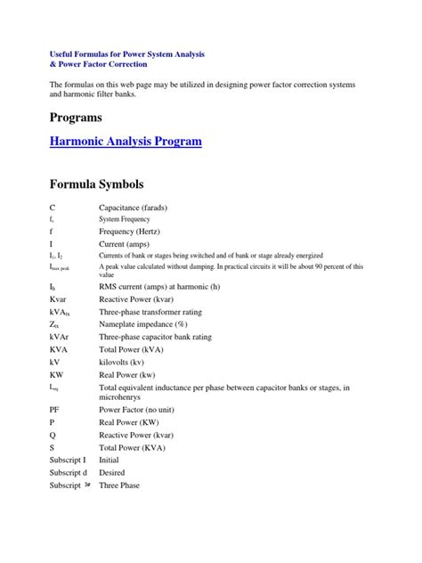 Pdf Useful Formulas For Ps Analysis And Pf Calculation Dokumen Tips