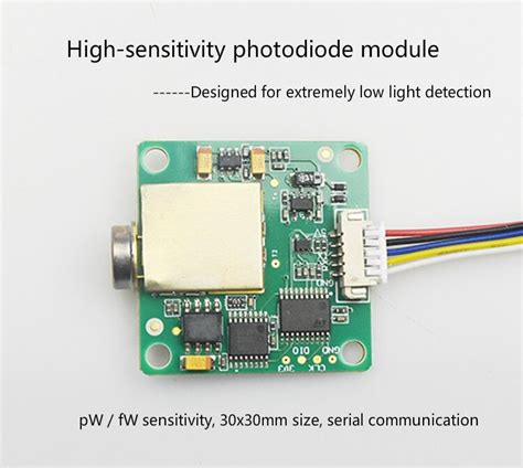 High Sensitivity Silicon Photodiode Module Detector Weak Light Power Meter Biochemical Medical
