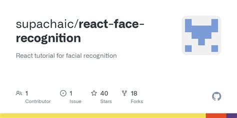 Github Supachaicreact Face Recognition React Tutorial For Facial