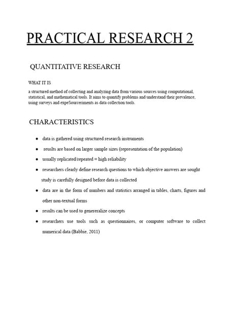 Practical Research 2 Pdf