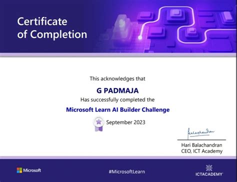 Padmaja G On Linkedin Learnathon Microsoft