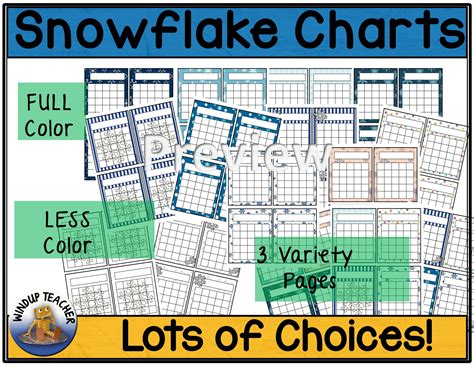 Snowflake Sticker Charts Made By Teachers
