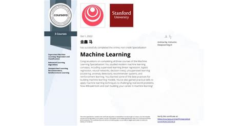Jinxin Ma On Linkedin Excellent Courses For Machine Learning Highly