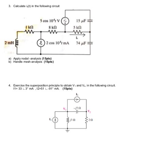 Solved Circuit Analysis Techniques Answer The Following Chegg