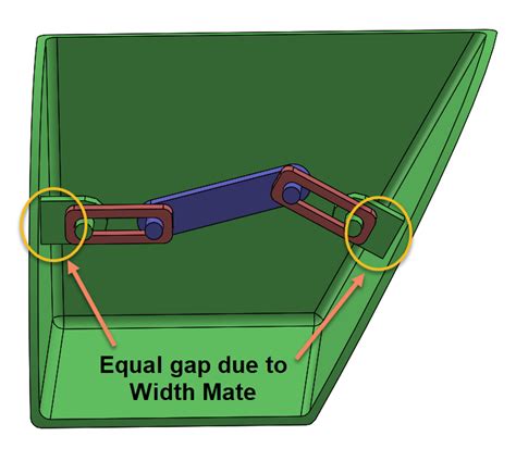 SOLIDWORKS Advanced Width Mate Taking It One Step Further