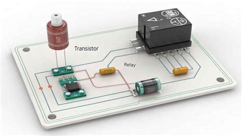 Penerapan Transistor Untuk Mengaktifkan Relay Dalam Rangkaian Elektronika Tugassains Com