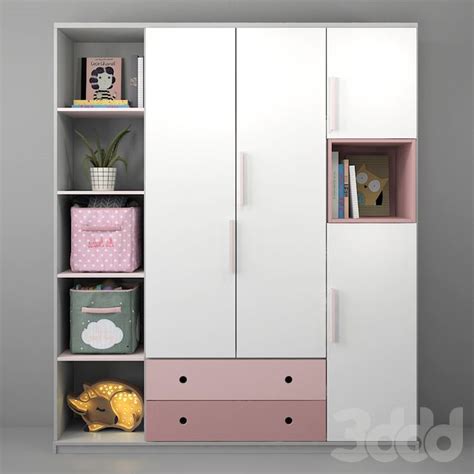 3d модели скачать на Дизайн девичьей спальни Номер девушки Убранство учебных помещений