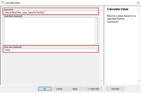 How To Export Layers With A Current Date In The Output Layer Name In ModelBuilder