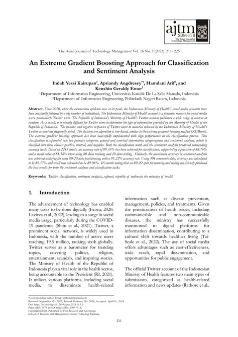 Pdf An Extreme Gradient Boosting Approach For Classification And