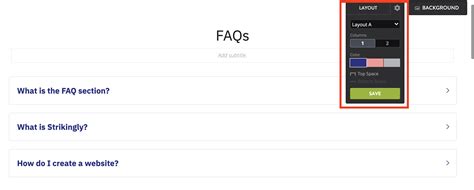 Accordion Faq Section Strikingly Help Center