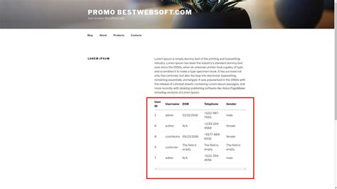 Profile Extra Fields By Bestwebsoft Wordpress Plugin