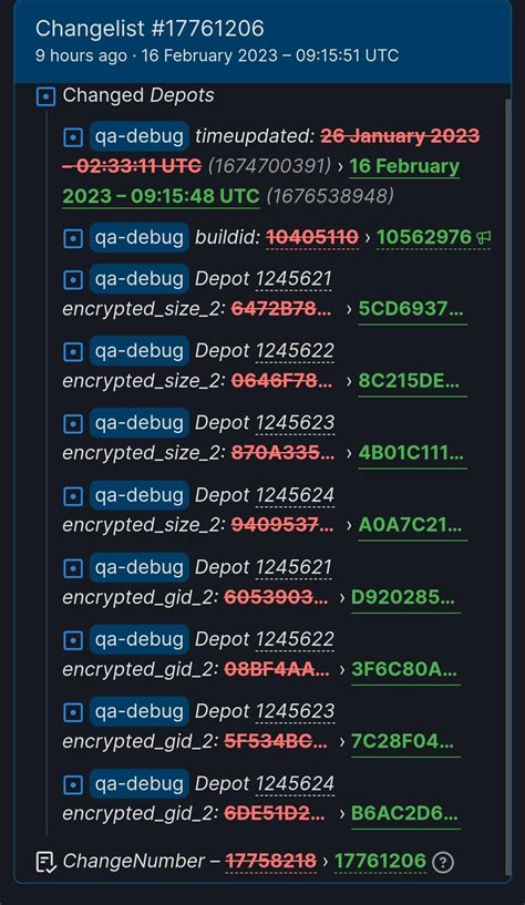 within the last 15 hours qa debug qa release dev release dev debug