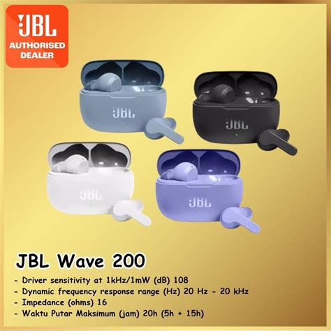 Jual JBL Wave 200 True Wireless Earbuds Earphone TWS Wave200 | Shopee ...