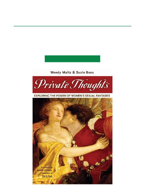 Get Private Thoughts Exploring The Power Of Womens Sexual Fantasies One