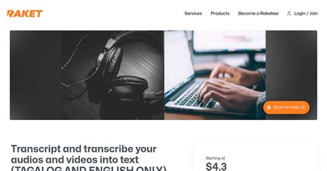 Transcript And Transcribe Audios And Videos Into Text Tagalog And