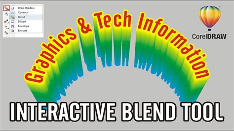 interactive blend tool coreldraw youtube